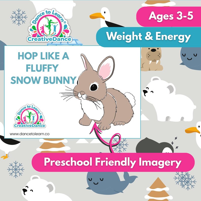 Arctic Themed Movement Cards (creative Dance) - Etsy