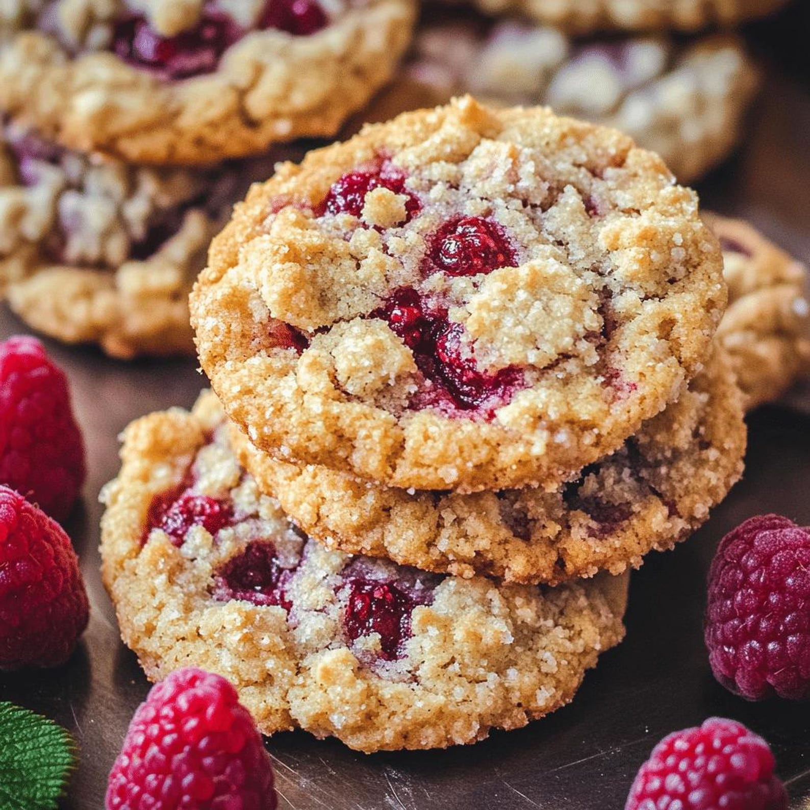 Best Recipe for Buttery Raspberry Crumble Cookies Download - Etsy