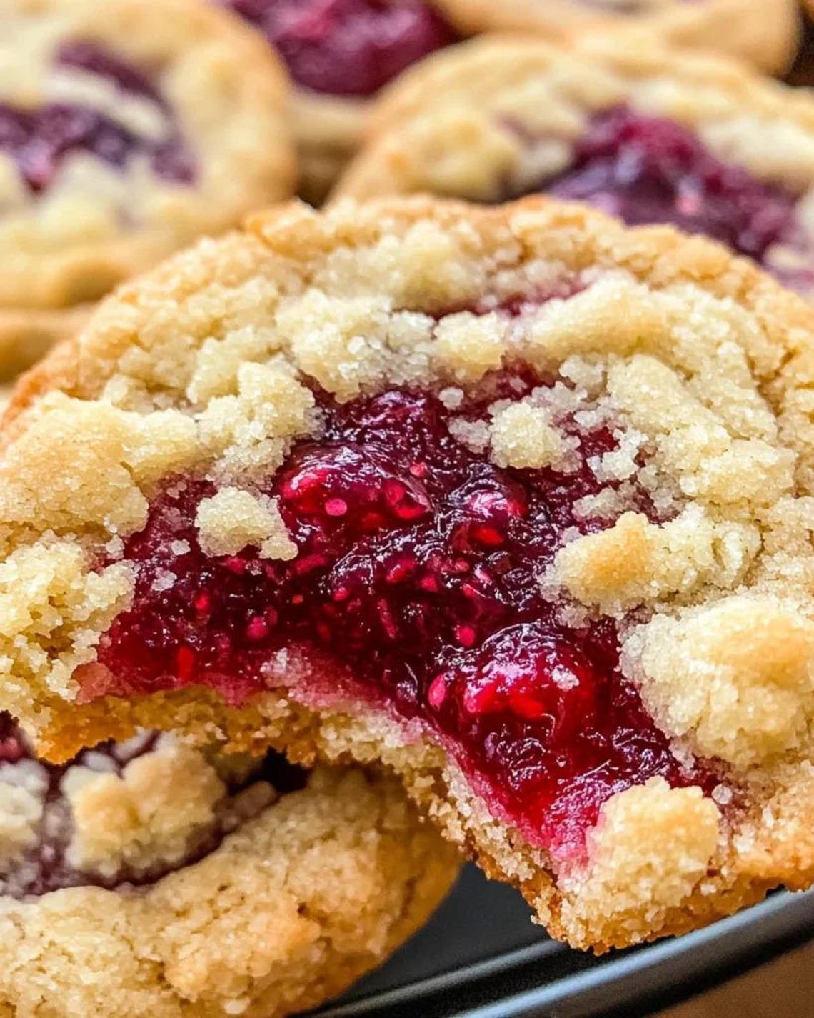 Best Recipe for Buttery Raspberry Crumble Cookies Download - Etsy