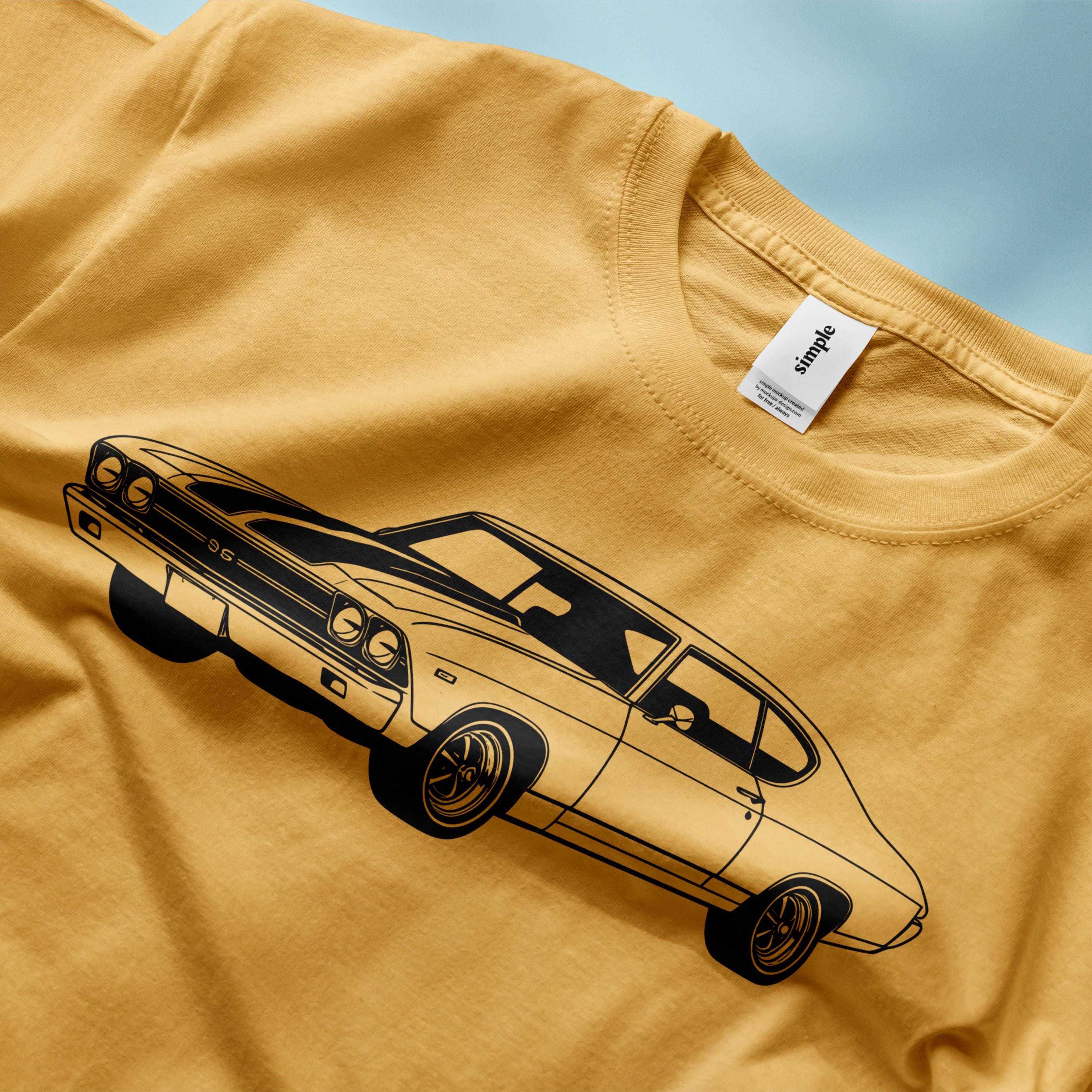 1979 Chevrolet Chevelle SS SVG Design Classic American Muscle Car ...