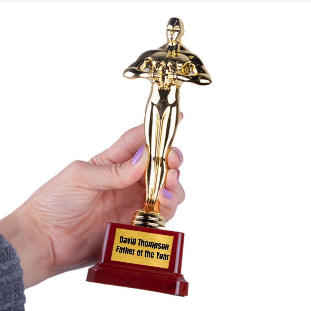 Personalized Mini Oscar Trophy – 19 Cm - Etsy