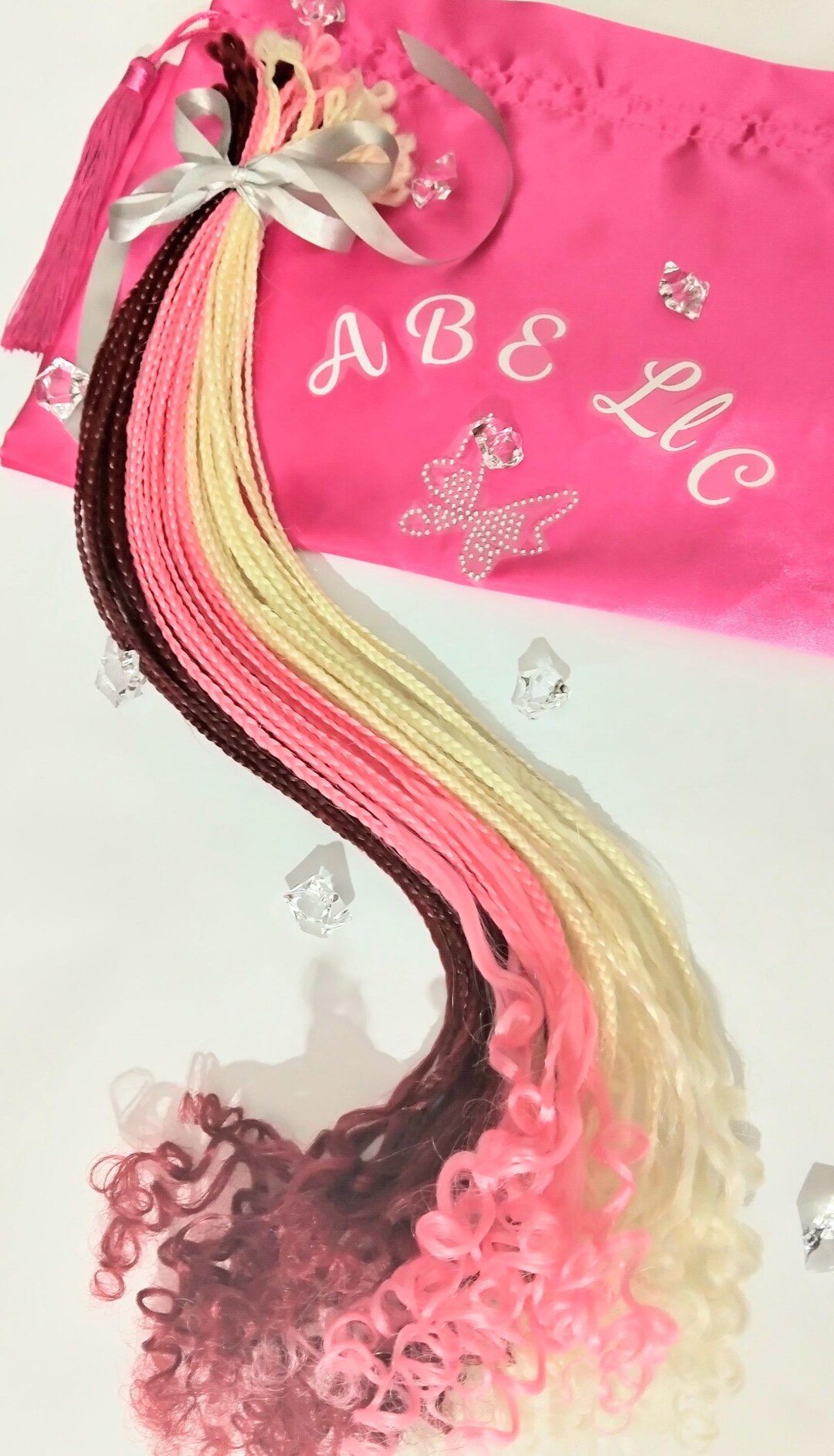 Pre-looped Strawberry Shortcake Pinch Plait Crochet Hair (9 Bundles) - Etsy