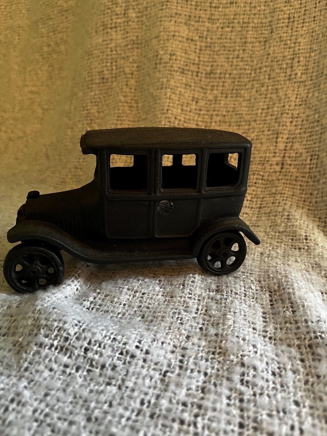 Vintage Cast Iron Model T Ford Car - Etsy