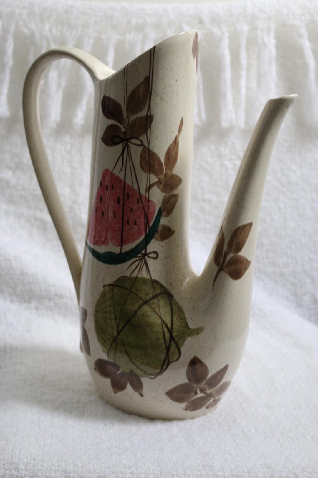 RARE Vintage Red Wing Pottery Long Spout Pitcher - Etsy