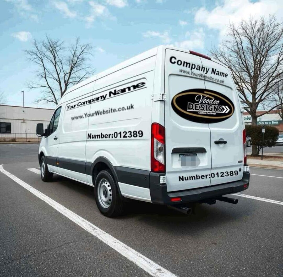 Van Vinyl Decal DIY CUSTOM KIT (x9 Decals) - Etsy UK