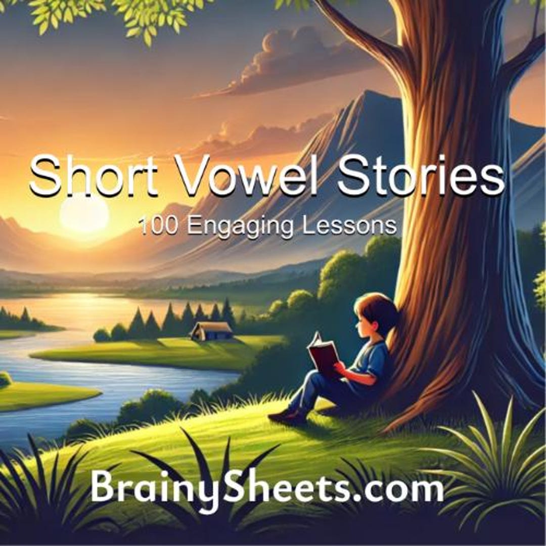 Short Vowel Stories: 100 Engaging Reading Lessons - Etsy