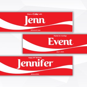 DIY Editable Custom Bottle Label | Canva Edit Cola Label, Customized ...