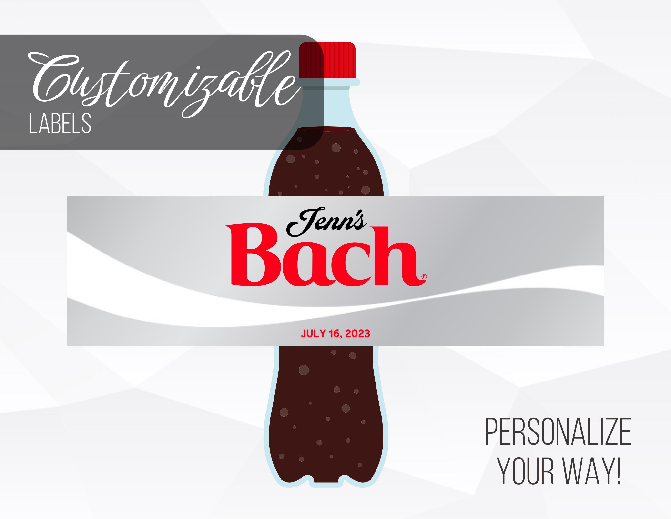 Custom Bottle Label | Personalized Diet Cola Label, Customized Bottle ...