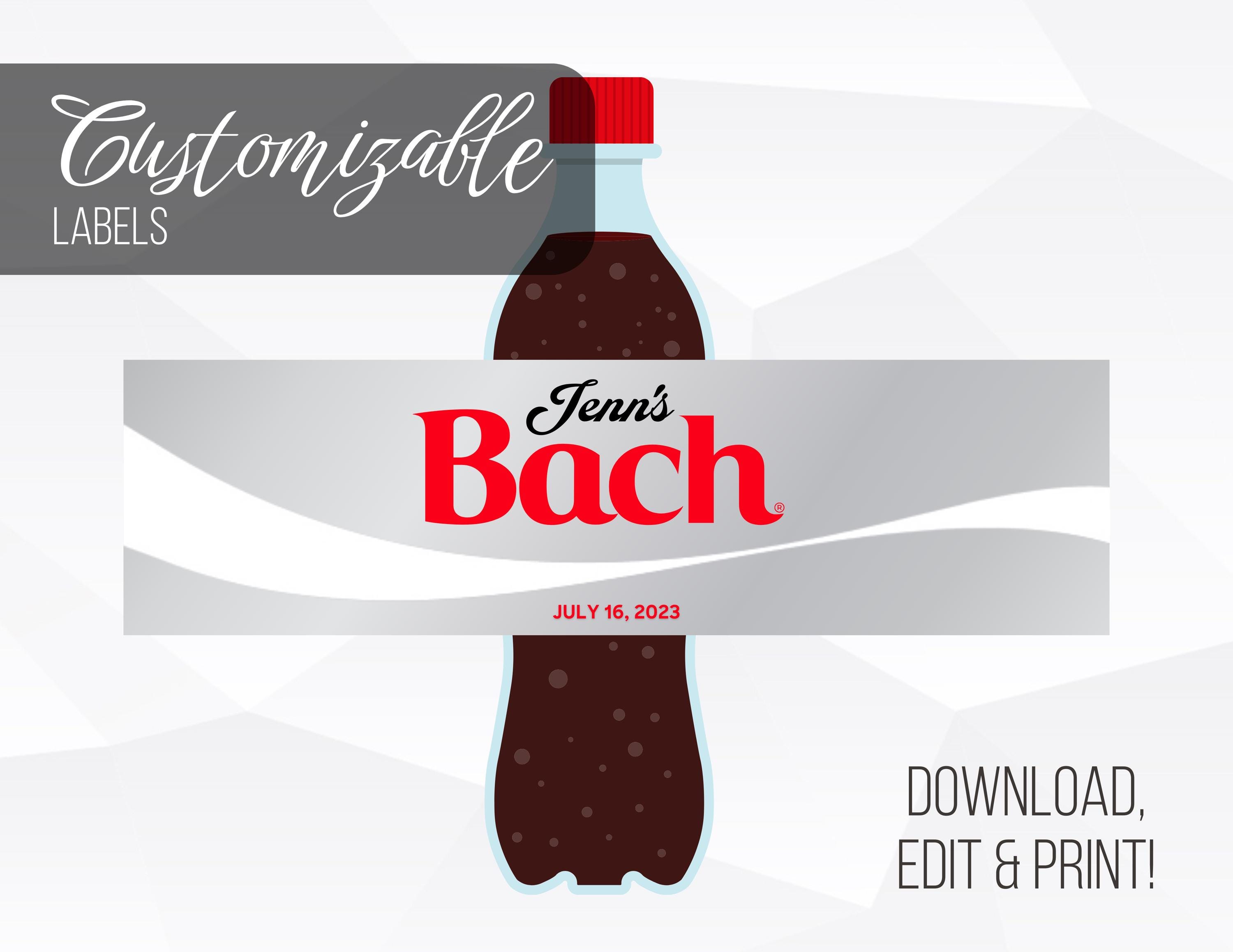 Custom Bottle Label Diet Cola Custom Label, Customized Bottle Label ...