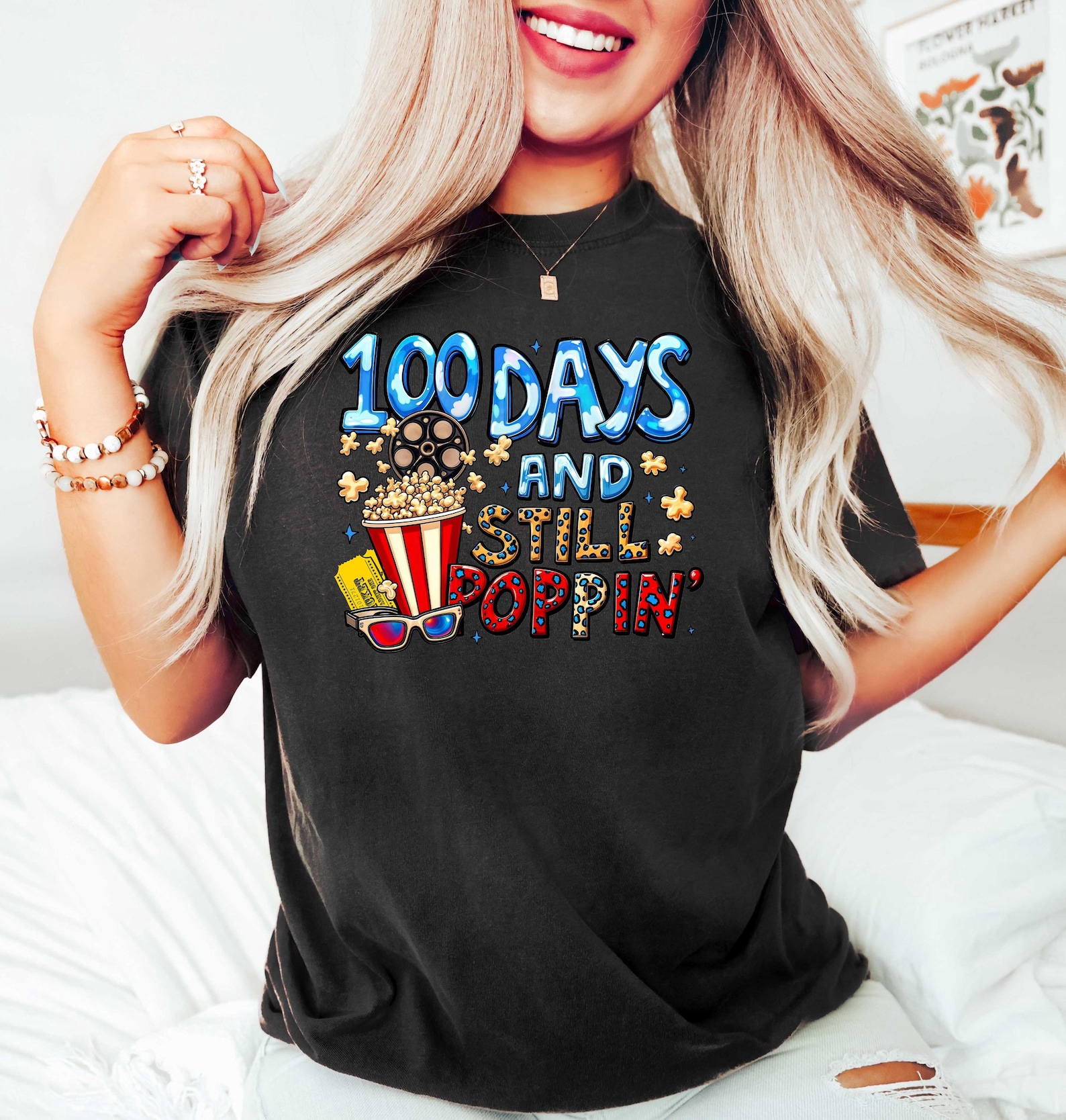 100 Days and Still Popping Shirt, 100th Day of School Sweatshirt, Boys ...