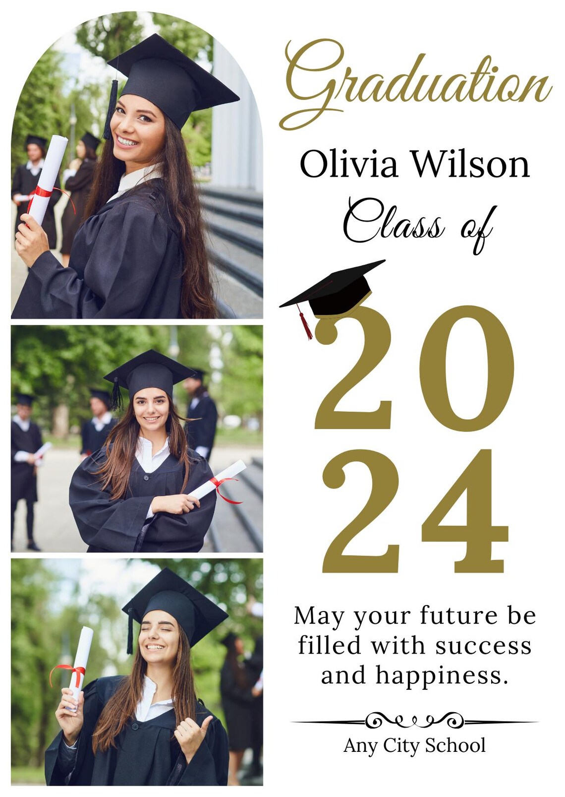 Digital Graduation Announcements Customized - Etsy