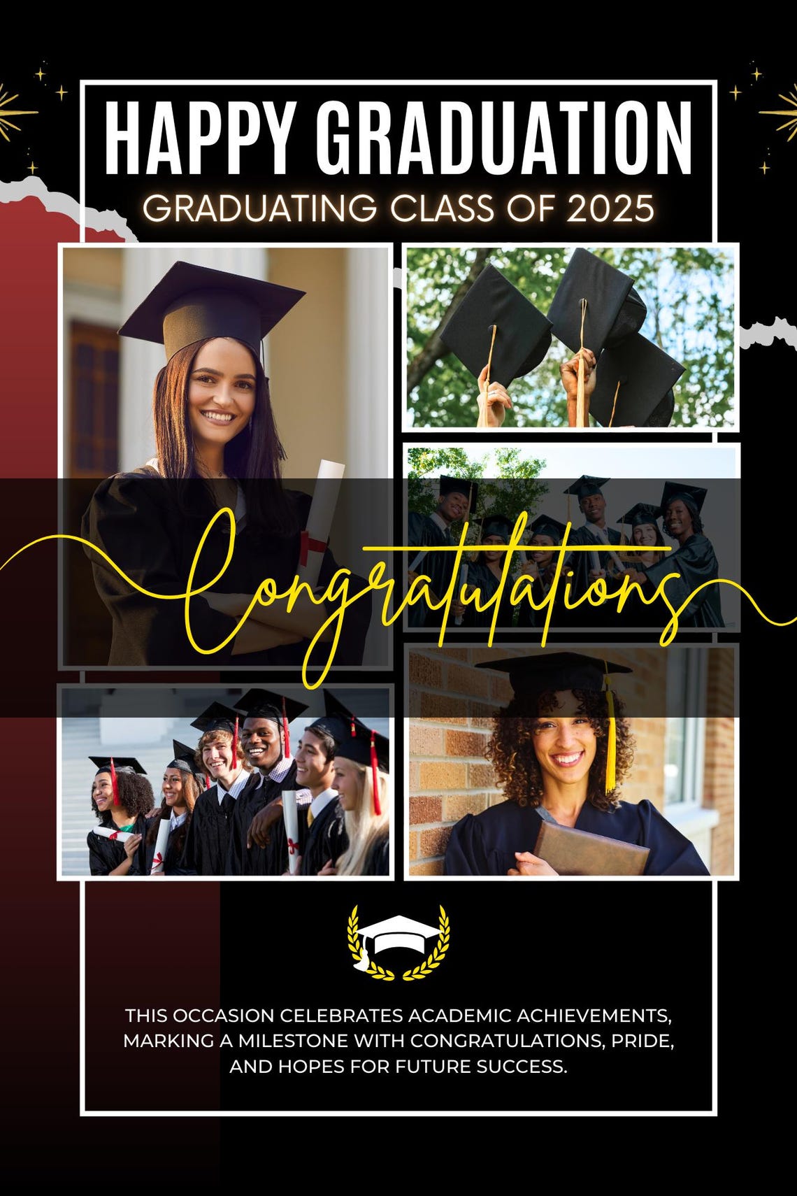 Digital Graduation Announcements Customized - Etsy