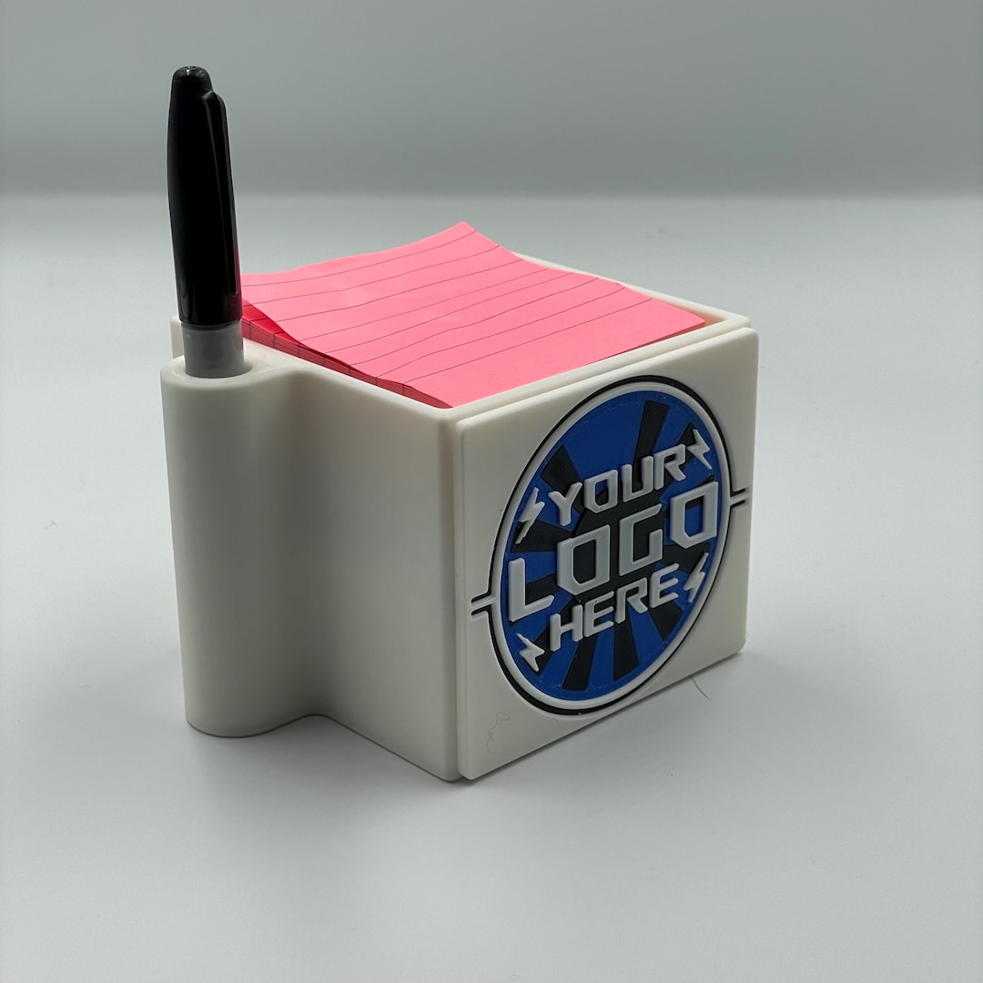 Customized Post It and Pen Holder - Etsy