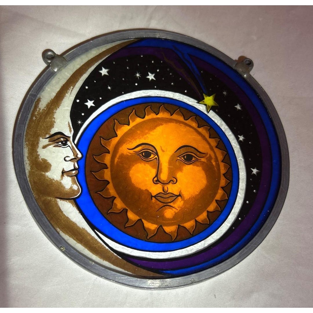 Glassmasters Celestial 1978 Stained Glass 6.5 - Etsy