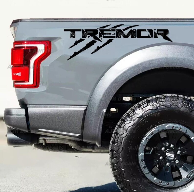 FORD F-150 Tremor CLAW Decal - Raptor Scratches SVT Bedside Vinyl Decal ...