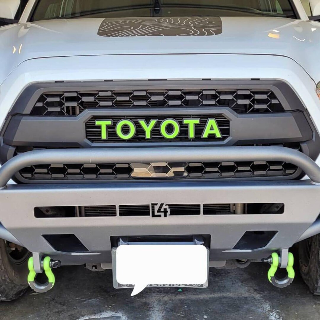 2016-2023 Toyota Tacoma TRD Pro Grille Letter Vinyl Decal Overlays ...