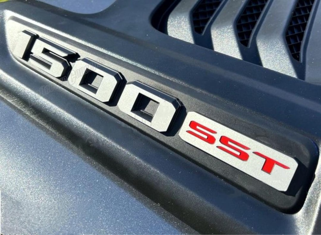 2025 RAM 1500 SST Hood Emblem Decal (SPORT Hood) (premium High ...