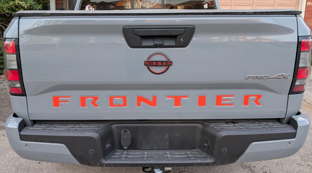 Nissan Frontier (2022-2026) TAILGATE Lettering (high Performance ...