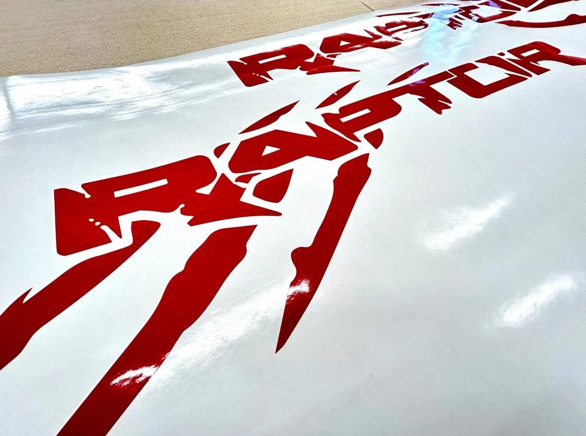 FORD F-150 Raptor CLAW Decal - Raptor Scratches SVT Bedside Vinyl Decal ...