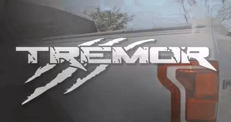 FORD F-150 Tremor CLAW Decal - Raptor Scratches SVT Bedside Vinyl Decal ...