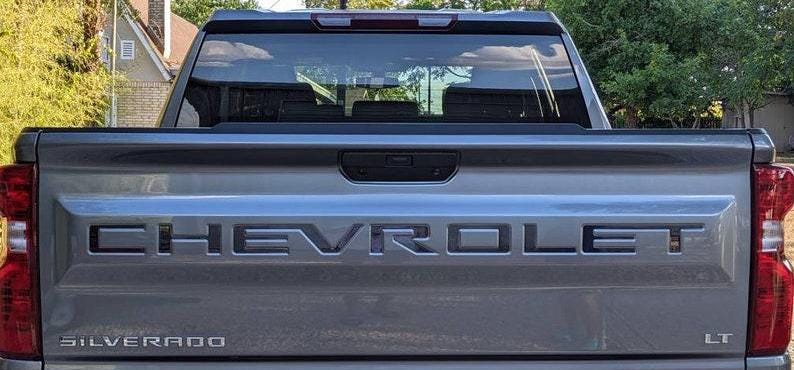 2019-2025 Chevrolet SILVERADO TAILGATE Lettering (high Performance ...