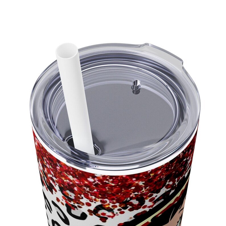 Betty Boop Leopard Skinny Tumbler, 20oz Travel Mug, Cute Gift for Betty ...