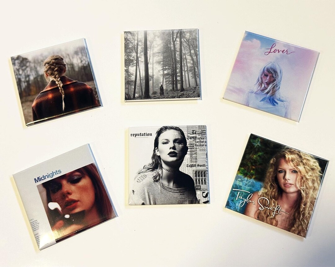 Taylor Swift Art - Music Fridge Magnets, Album Cover Art, 2x2 Magnets ...