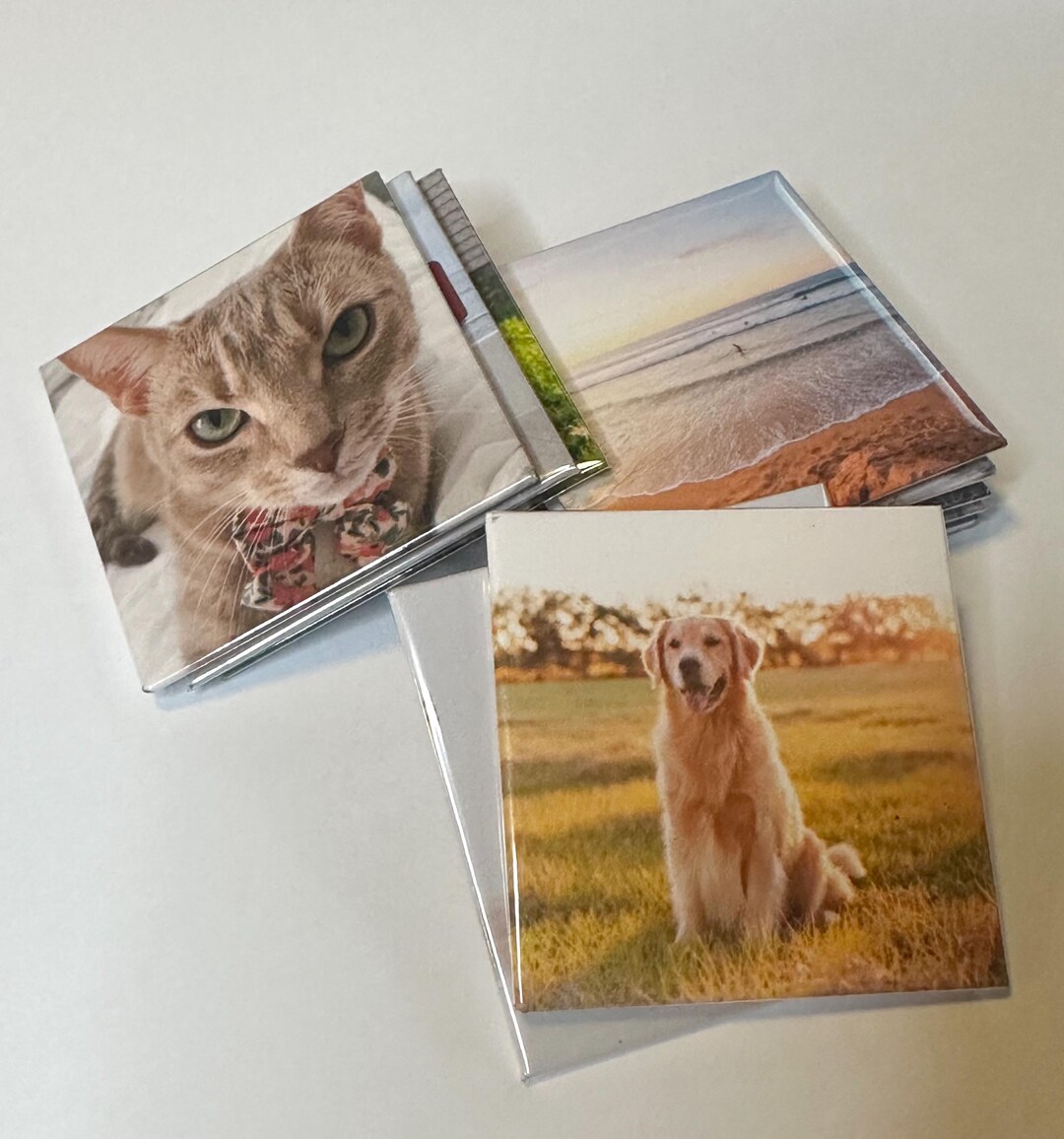 Personalized 2x2 Custom Magnets | Unique Handmade Gifts, Decor, Wedding ...