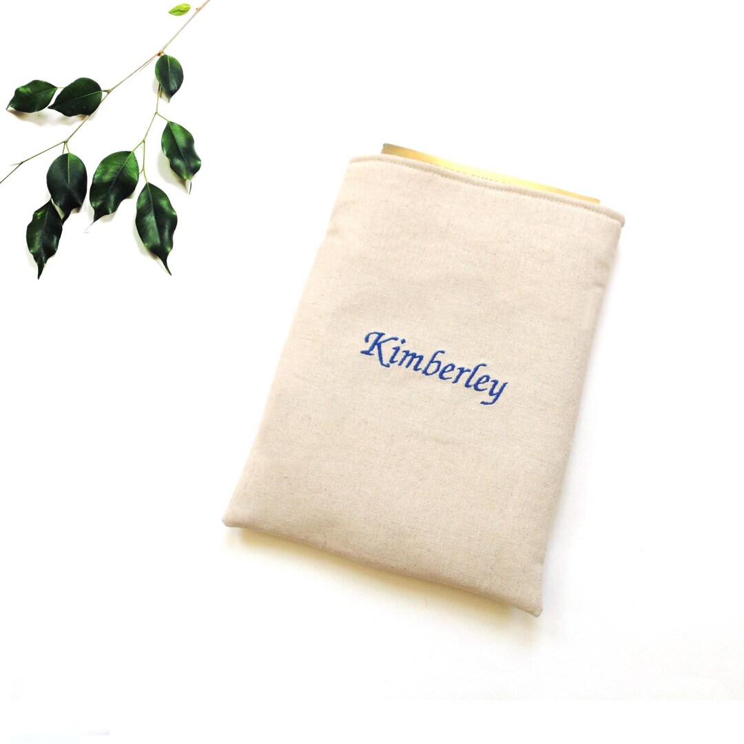 Personalized Custom Padded Book Sleeve, Small or Large, Plain or ...
