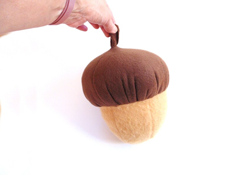 Large Acorn Pillow Whimsical Autumn Pillow Unique Fall - Etsy