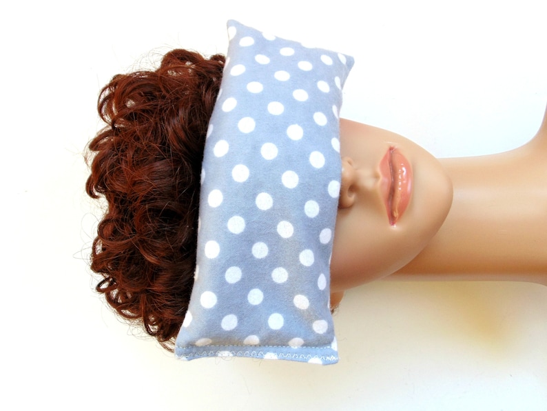 Lavender eye pillow soft flannel hot cold compress | Etsy