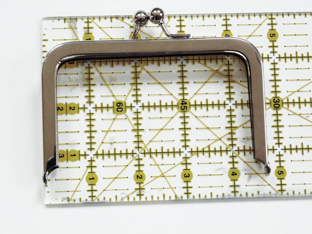 Purse Handle, 4.5" Metal Glue in Style, Silver Kiss Lock Ball - Etsy