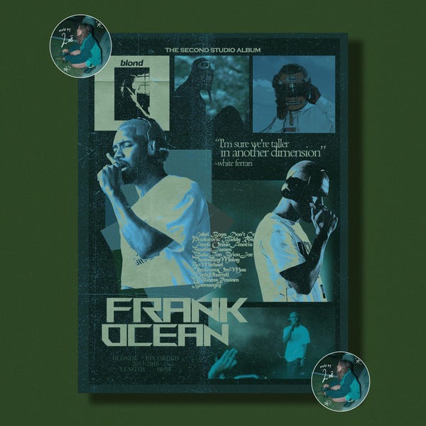 Frankocean Poster - Etsy