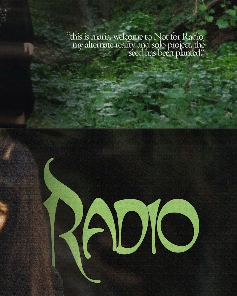 The Marias 'not for Radio' Digital Download Music Poster Design / Room ...