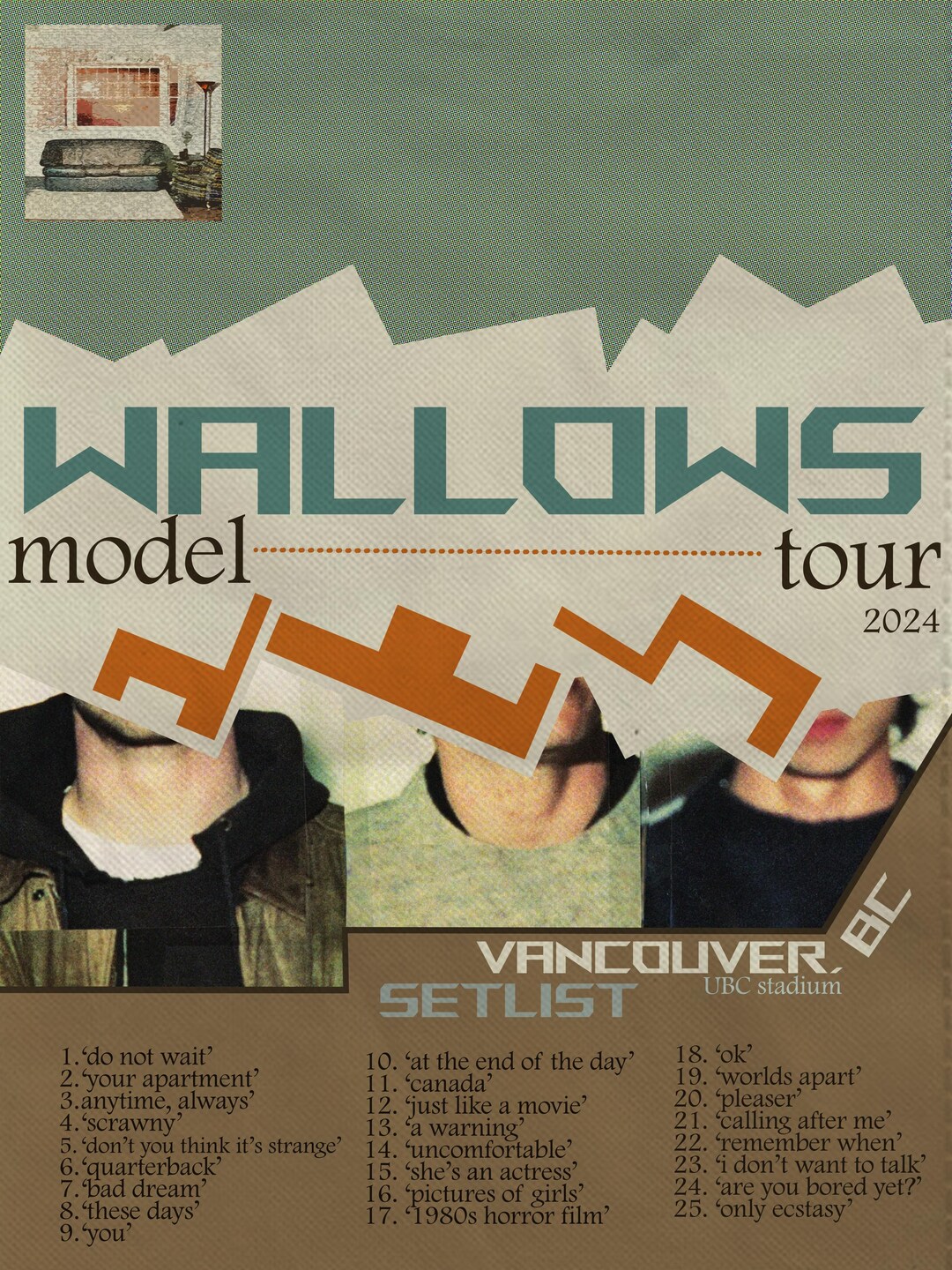 Wallows Model Tour Digital Download Poster Design / Room Decor / Music ...