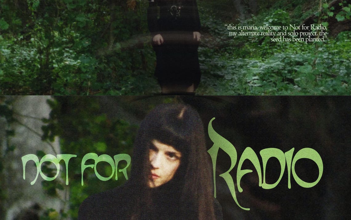 The Marias 'not for Radio' Digital Download Music Poster Design / Room ...