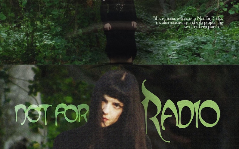 The Marias 'not for Radio' Digital Download Music Poster Design / Room ...