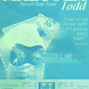 Malcolm Todd Sweetboy Poster Digital Download Music Poster Design ...