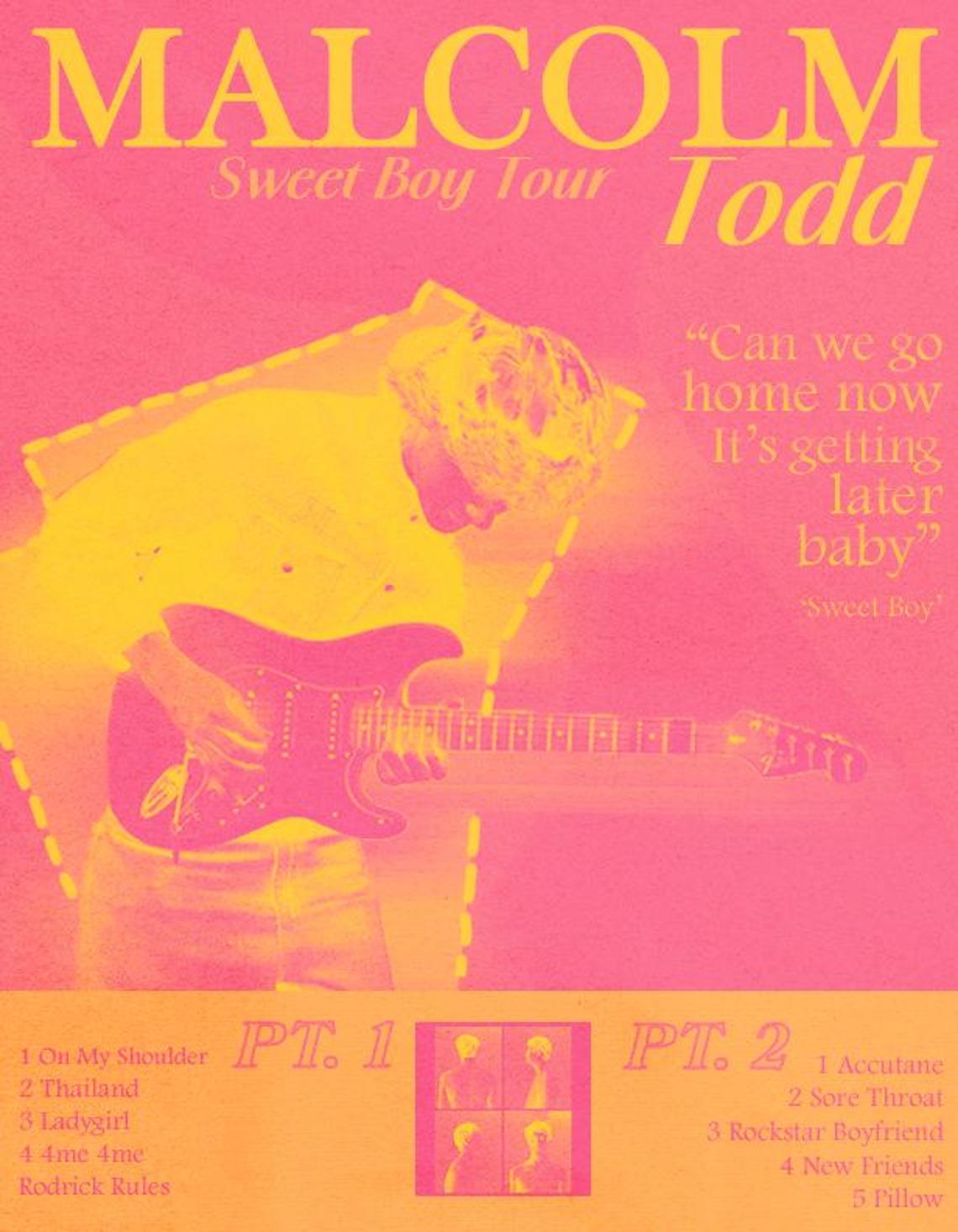 Malcolm Todd Sweetboy Poster Digital Download Music Poster Design ...