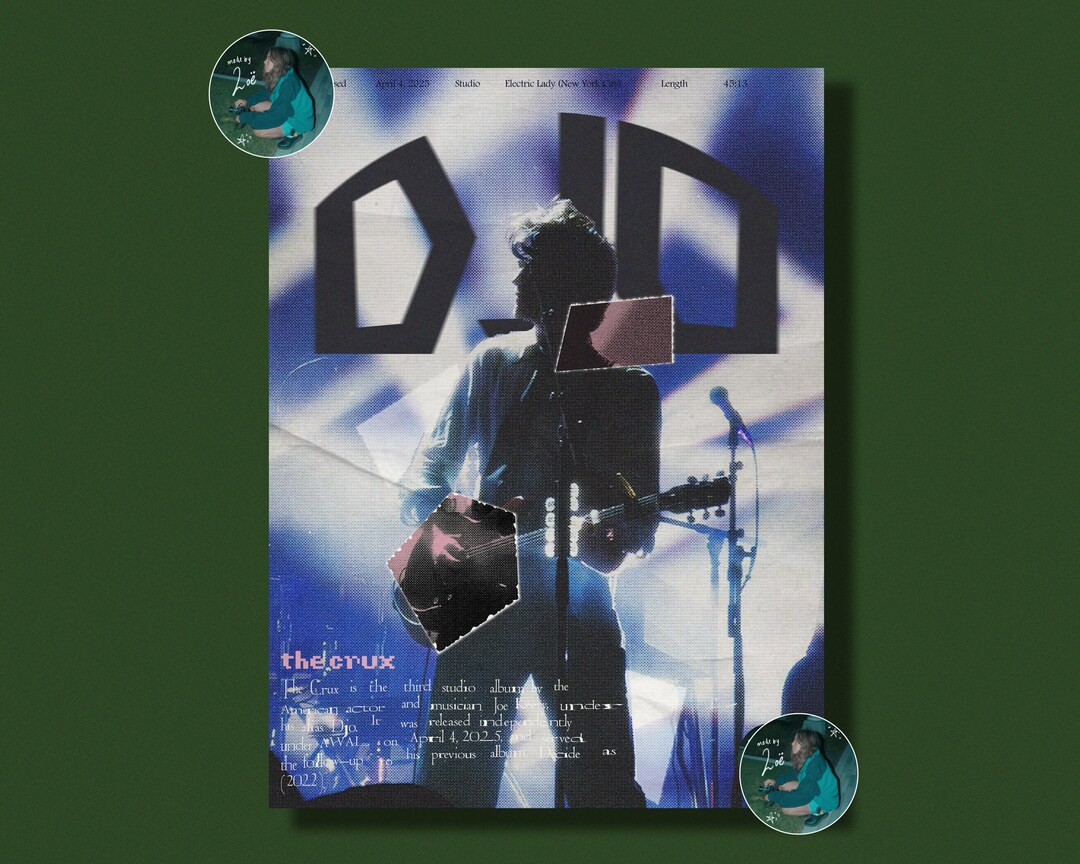 Djo the Crux Digital Download Music Poster Design Room Decor Wall Art ...