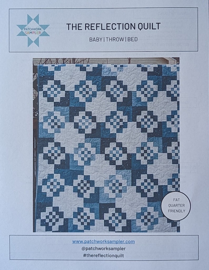 The Reflection Quilt Pdf Quilt Pattern, Digital Download Quilt Pattern, the Reflections Quilt - Etsy