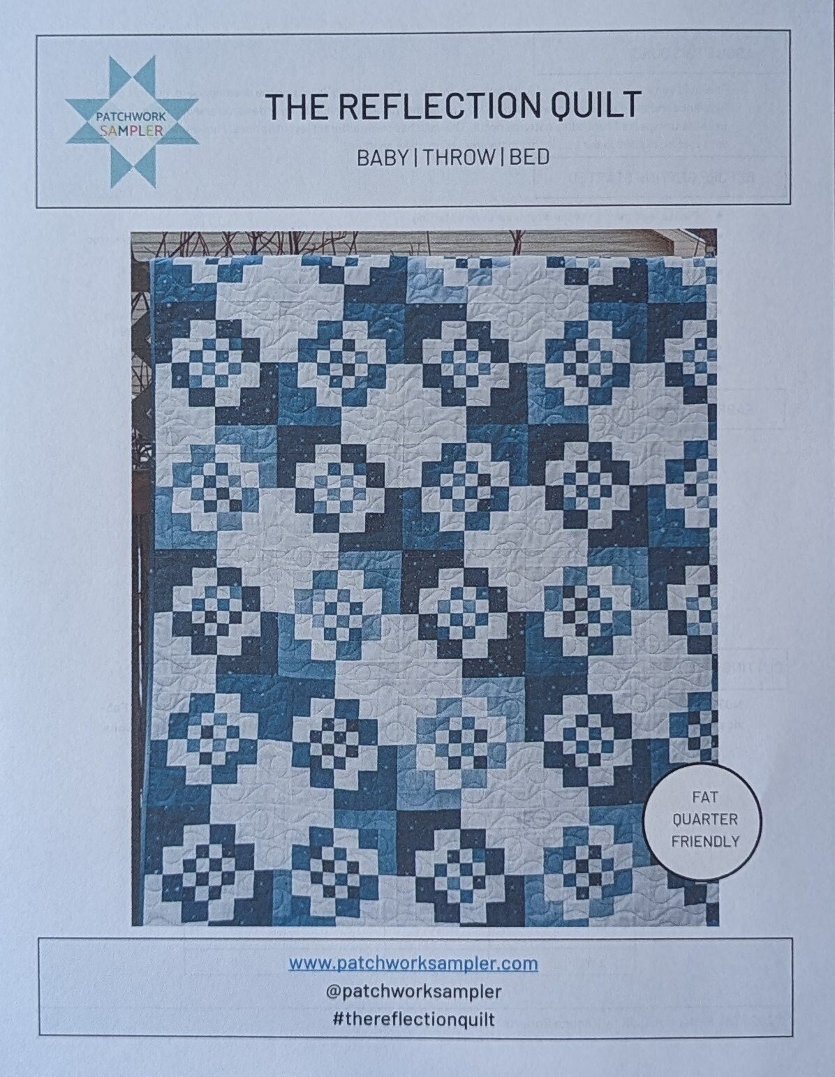 The Reflection Quilt Pdf Quilt Pattern, Digital Download Quilt Pattern, the Reflections Quilt - Etsy