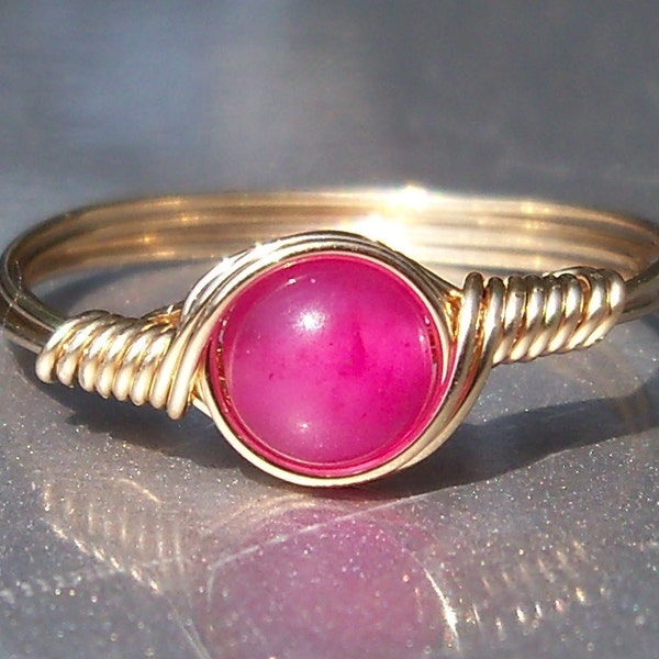 Fuchsia Ring - Etsy