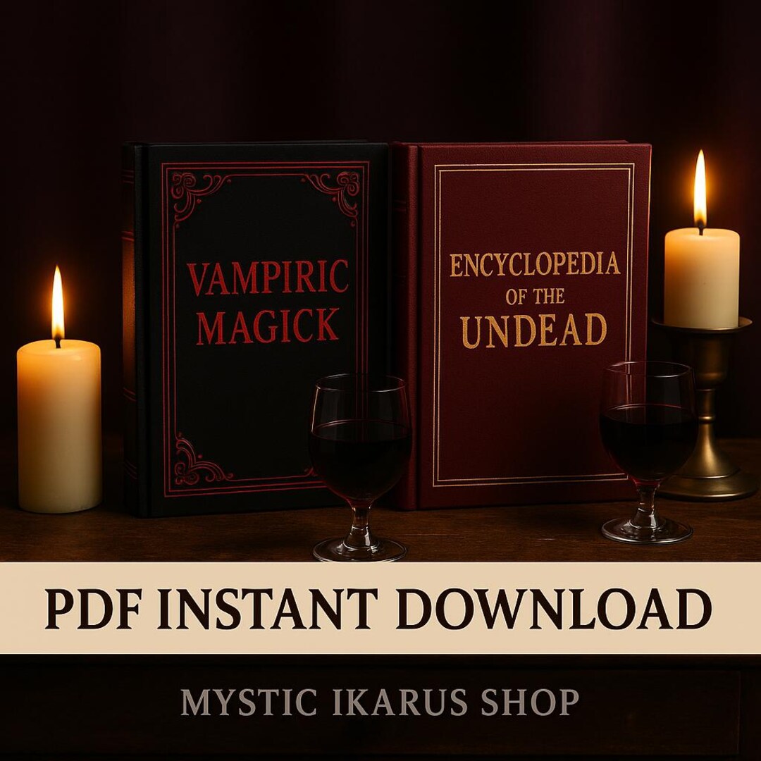 Vampyric Mysteries Bundle | 2 Digital Books on Vampire Magick, Culture ...