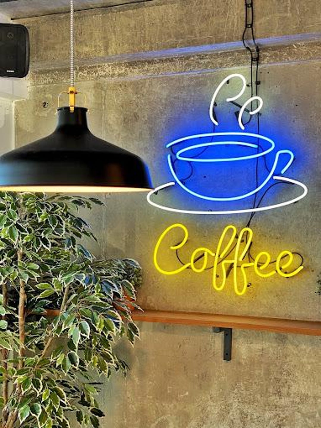 Coffee REAL GLASS Neon Sign,neon Coffee Sign, Sign for Coffee Shop ...