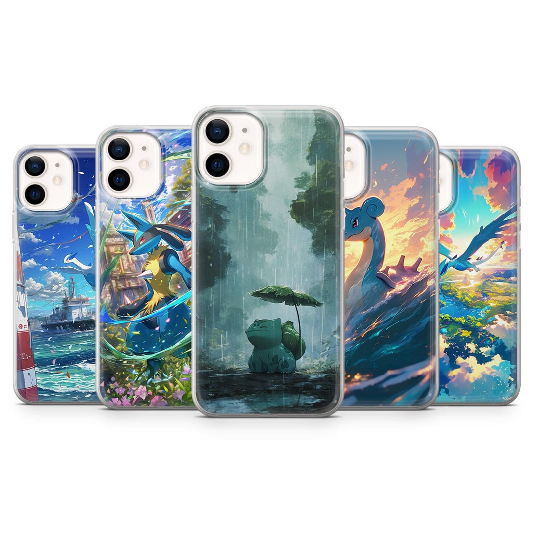 Bulbasaur Lapras Water Type Lucario Cosplay Nintendo Phone Cover for ...