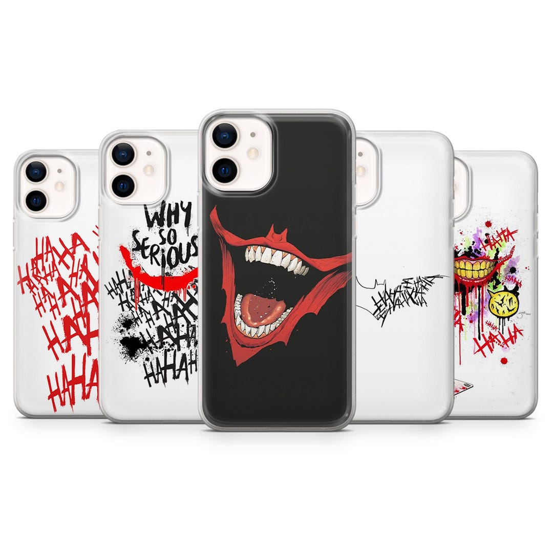 Joker DC Comics Why so Serious Villain Phone Cover for iPhone 16,15,14 ...