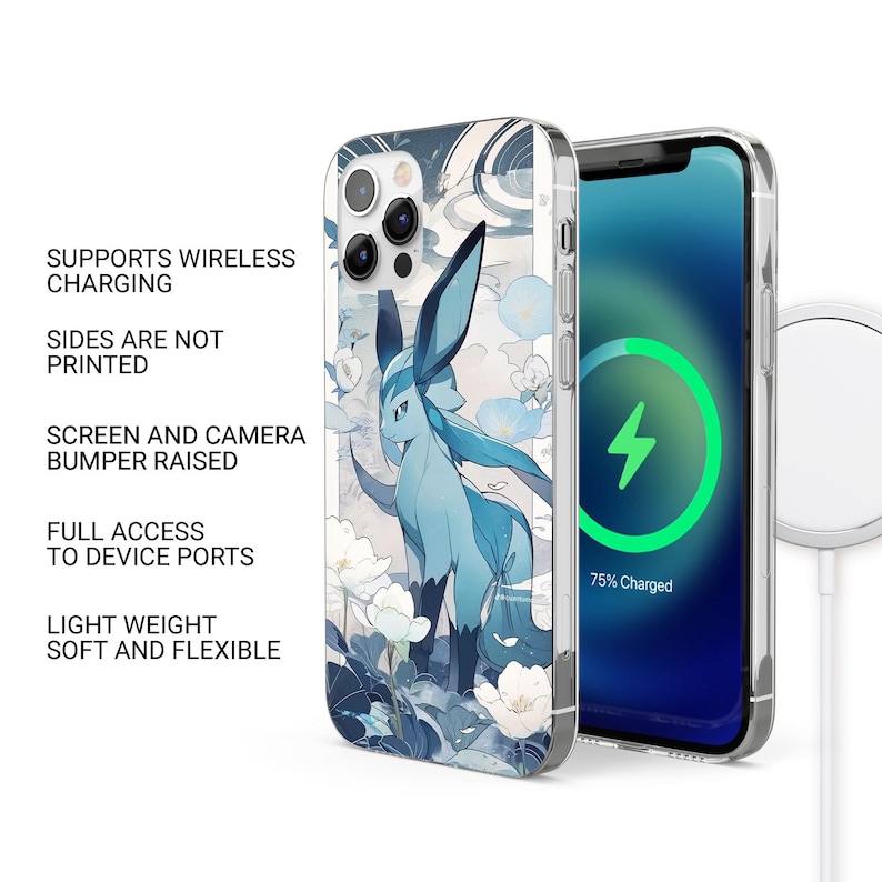 Sylveon Jolteon Eeveelution Flareon Cosplay Vaporeon Phone Cover for iPhone 16,15,14,13,12,pixel ...