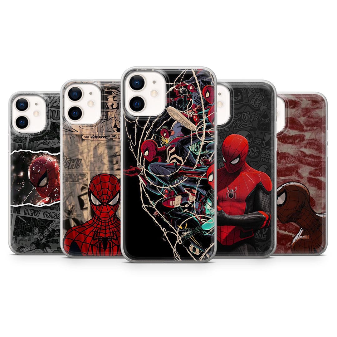 Comic Spider-man Cobweb Action Novel Tom Holland Phone Cover for iPhone ...