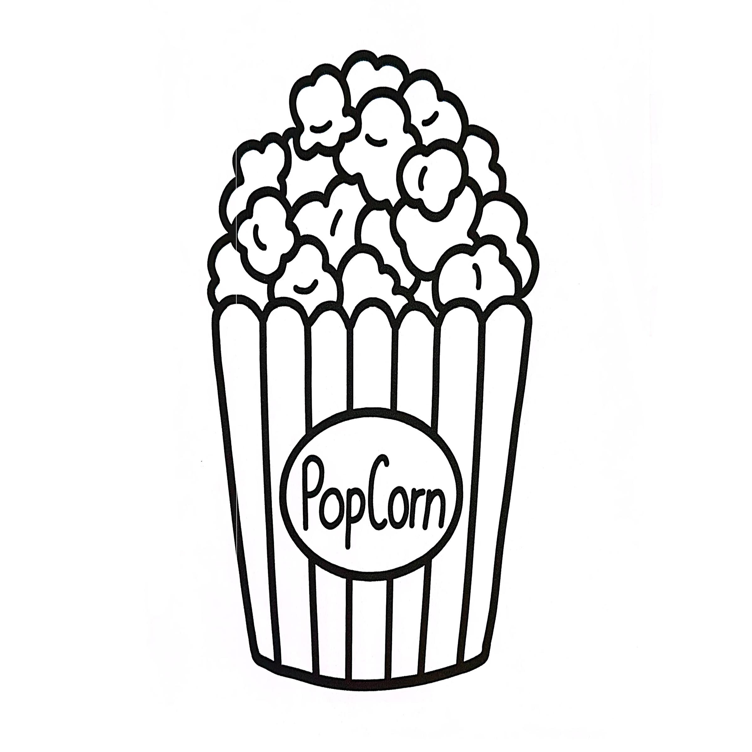 Food, Drink & Sweets Coloring Book Pages for Adults and Kids, Bold and ...